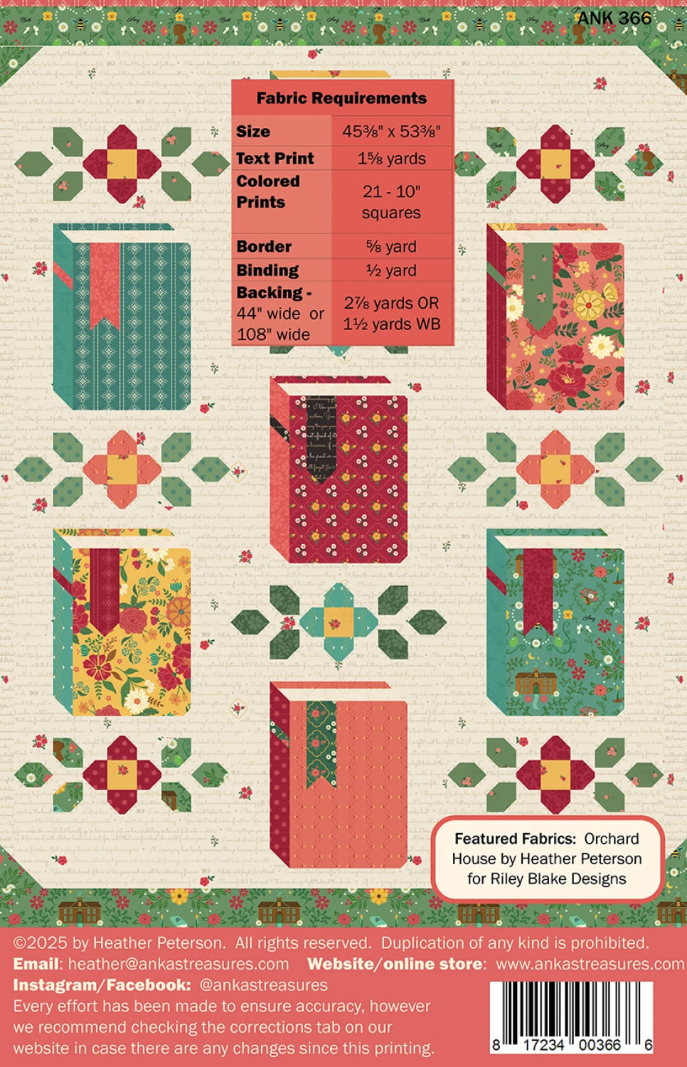 Novel Idea Quilt Pattern – Quilted Joy