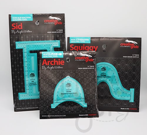 Machine Quilting Rulers Designed by Angela Walters - Set of 3 – Quilted Joy