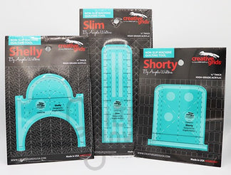 Machine Quilting Rulers Designed by Angela Walters - Set of 3 – Quilted Joy