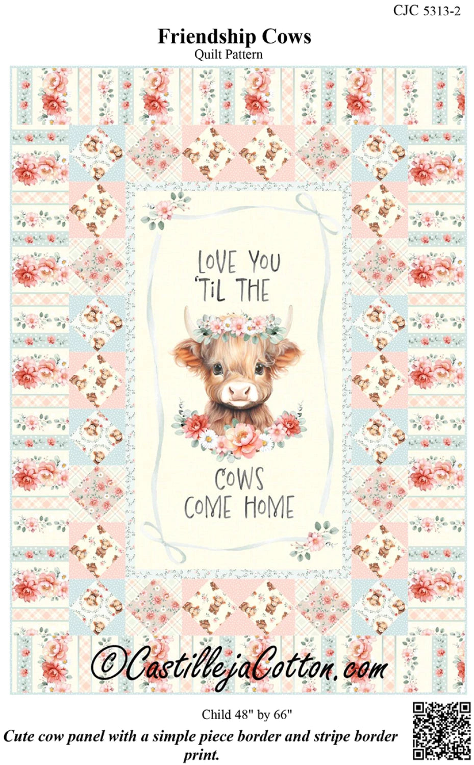 Friendship Cows Quilt Pattern – Quilted Joy