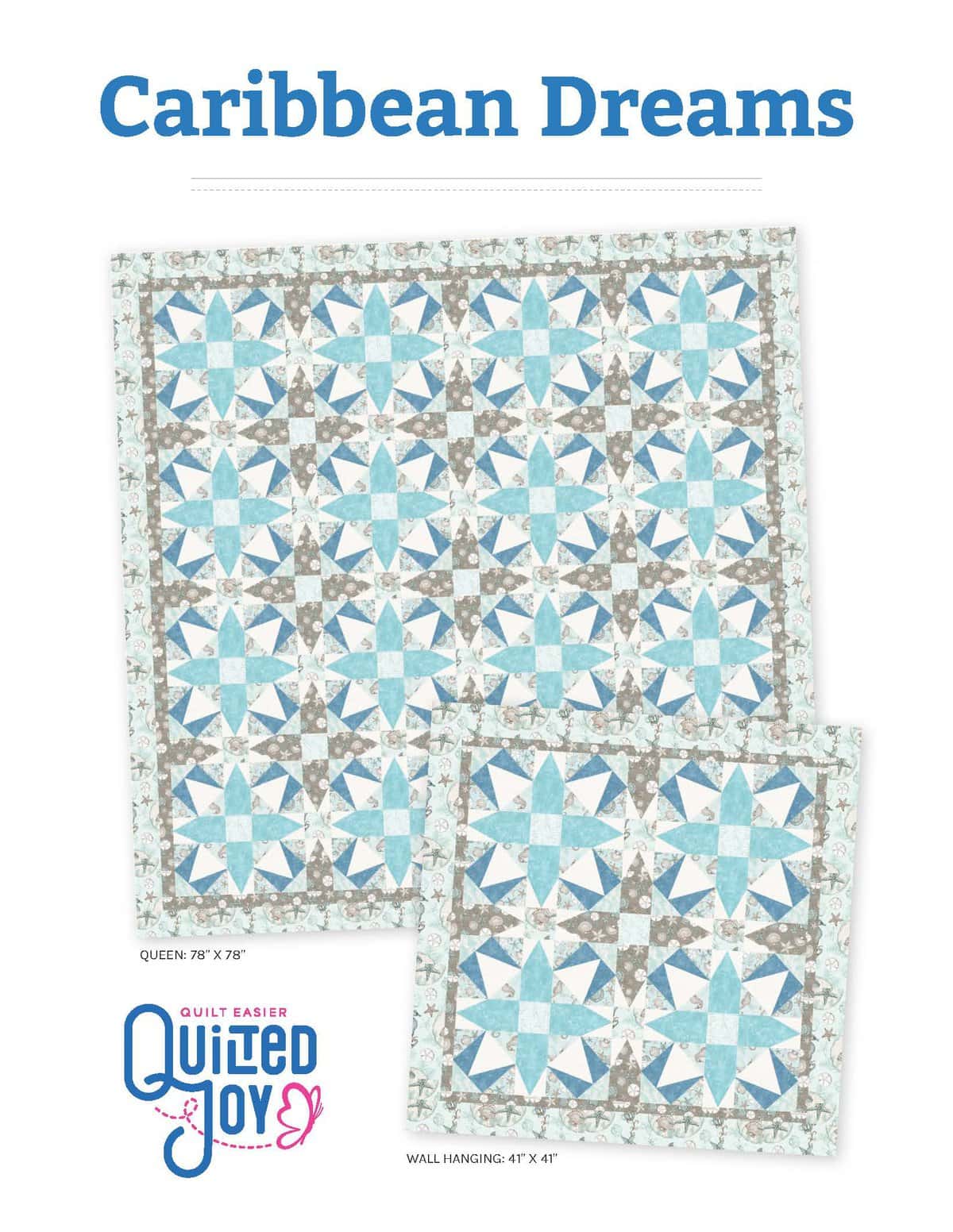 Quilt Fairy Patterns: Caribbean Dreams Quilt Pattern Digital File ...