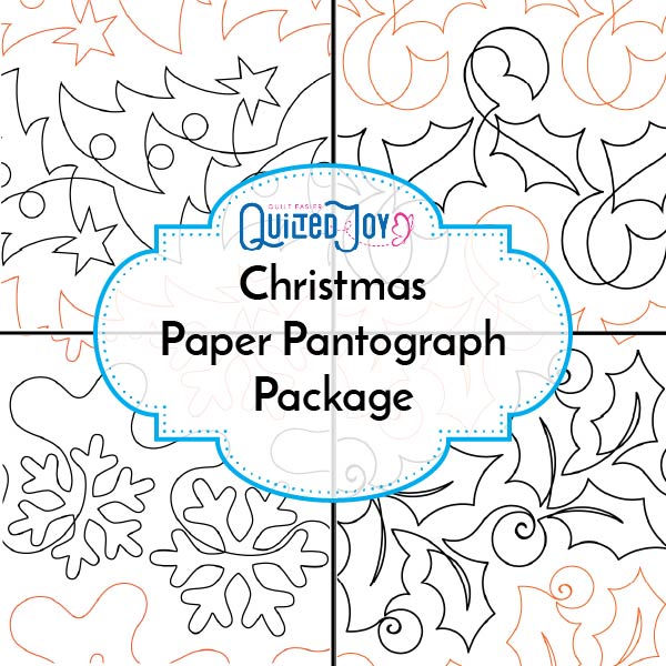 Christmas Paper Pantograph Package – Quilted Joy