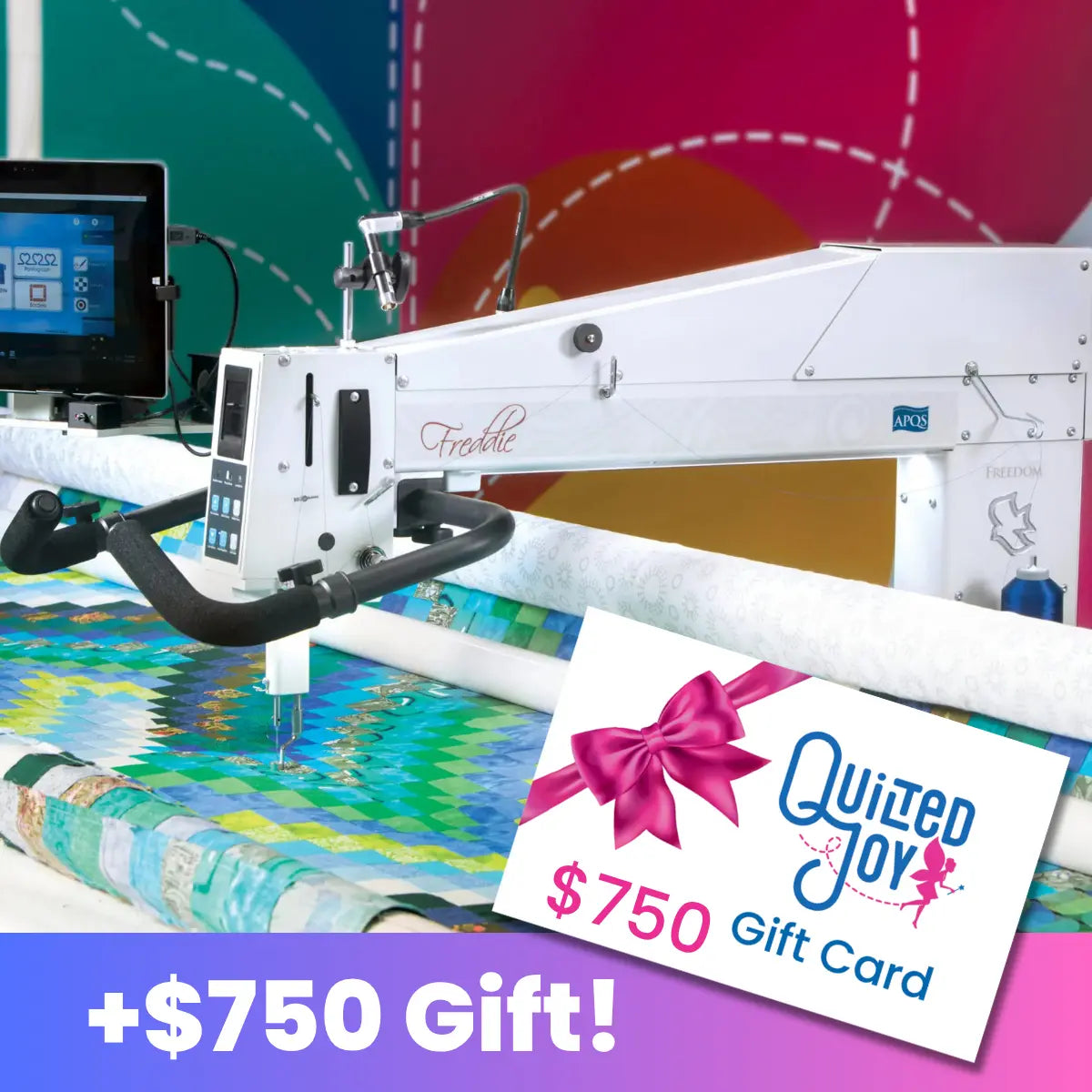 APQS Lenni Sewing Machine - Quilted Joy