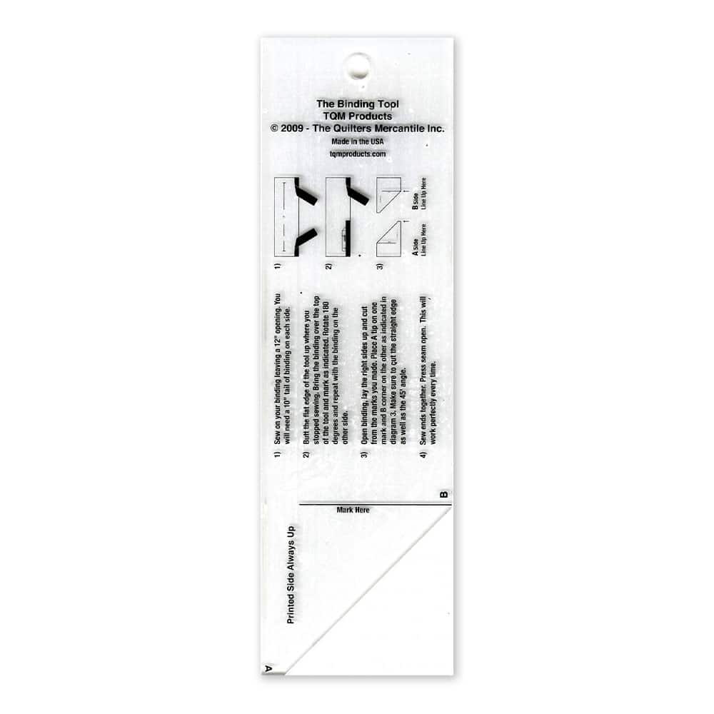 The Binding Tool Template Ruler – Quilted Joy