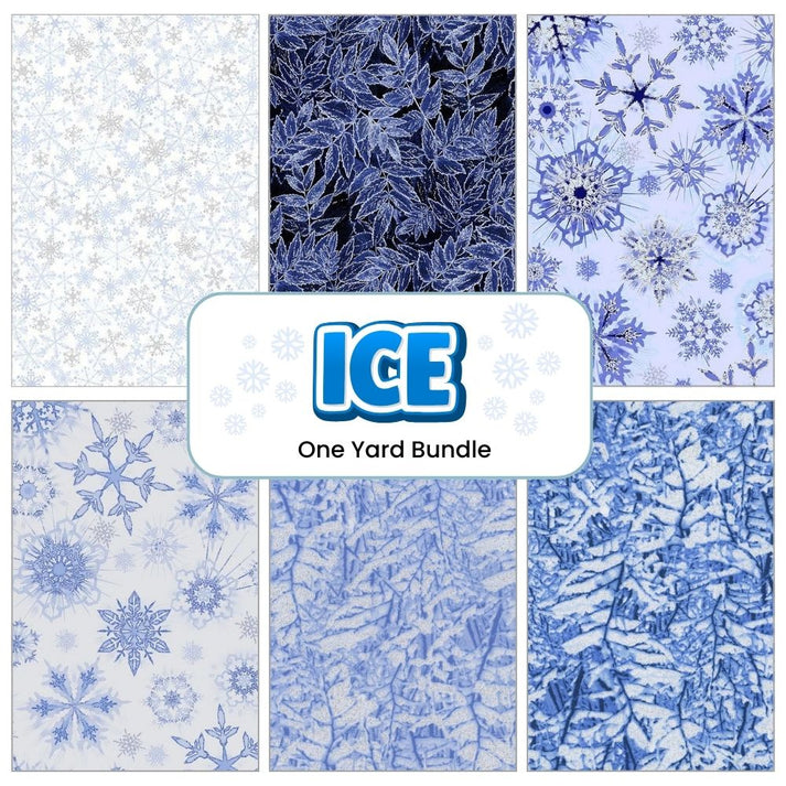 Ice One Yard Bundle – Quilted Joy